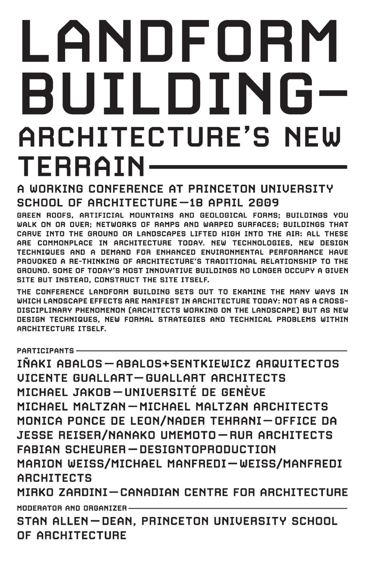 Practice – Stan Allen Architect